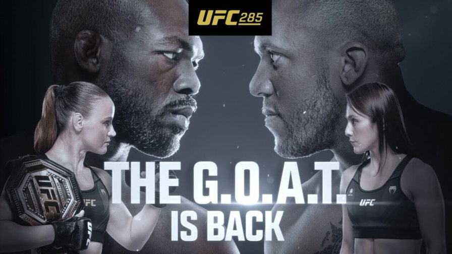 UFC 285 Jones vs Gane - Karta Walk, Miejsce, Walki
