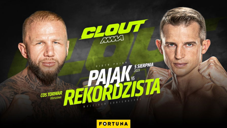 Najpiękniejsza walka wieczoru? Pająk vs Sobierajski na CLOUT MMA 1!