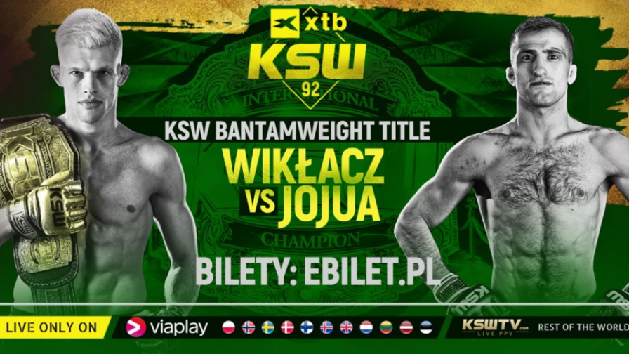 KSW 92: Wikłacz vs Jojua karta walk - sprawdź kto zawalczy!