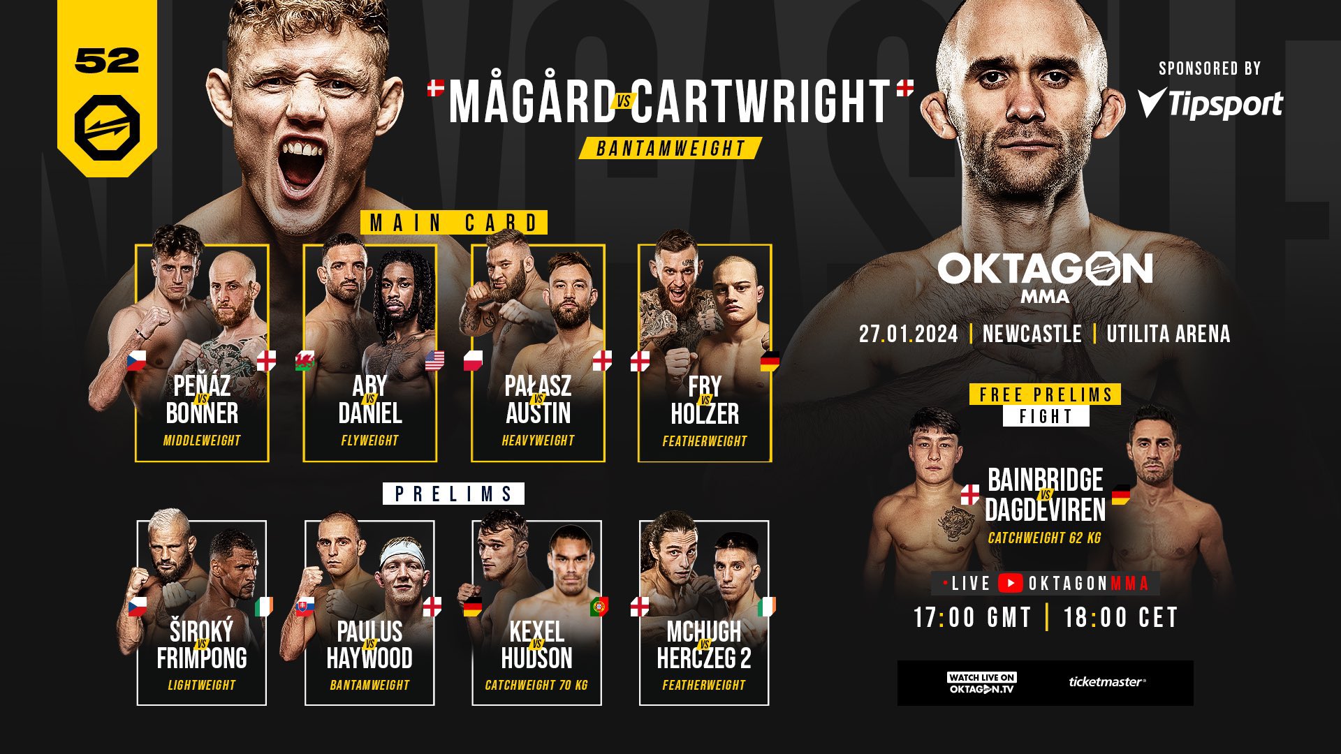 Oktagon MMA 52 - wyniki na żywo - skróty walk - kto wygrał?