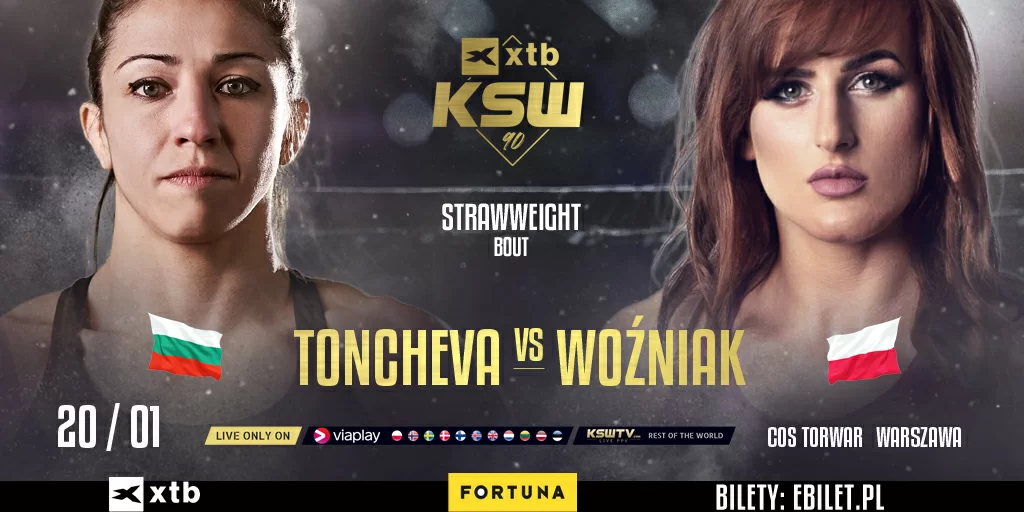 Kto wygrał Woźniak vs Toncheva? Wynik i opis walki KSW 90