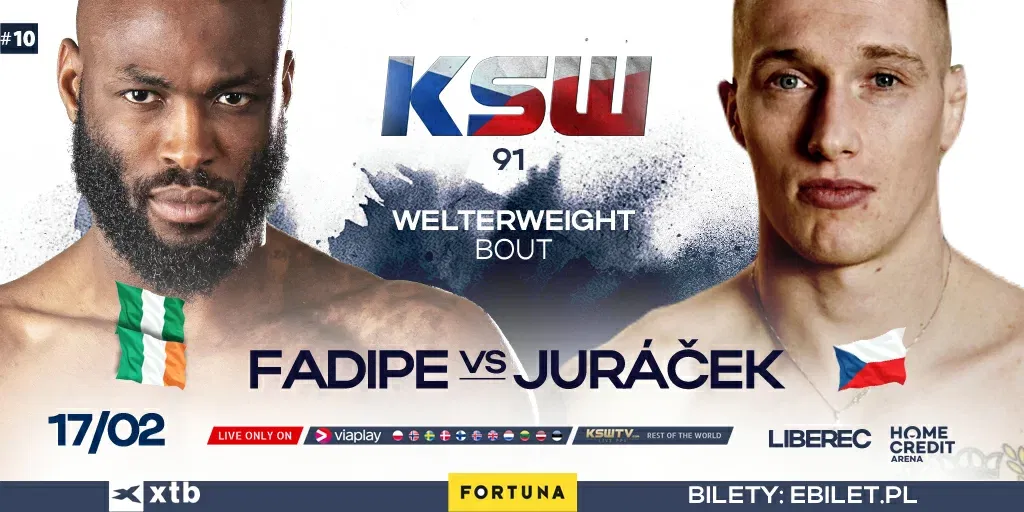 Kto wygrał Fadipe vs Juracek? Wynik i opis walki KSW 91