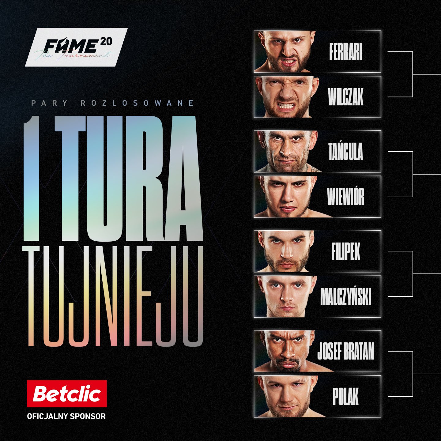 Wyniki turnieju FAME MMA 20