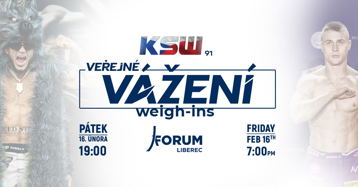 Ważenie KSW 91 NA ŻYWO Ważenie KSW 91 NA ŻYWO