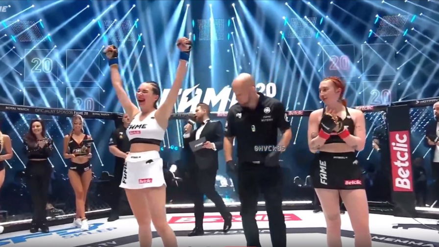 Paulina Kozłowska deklasuje Murcix w trzech rundach! - FAME MMA 20