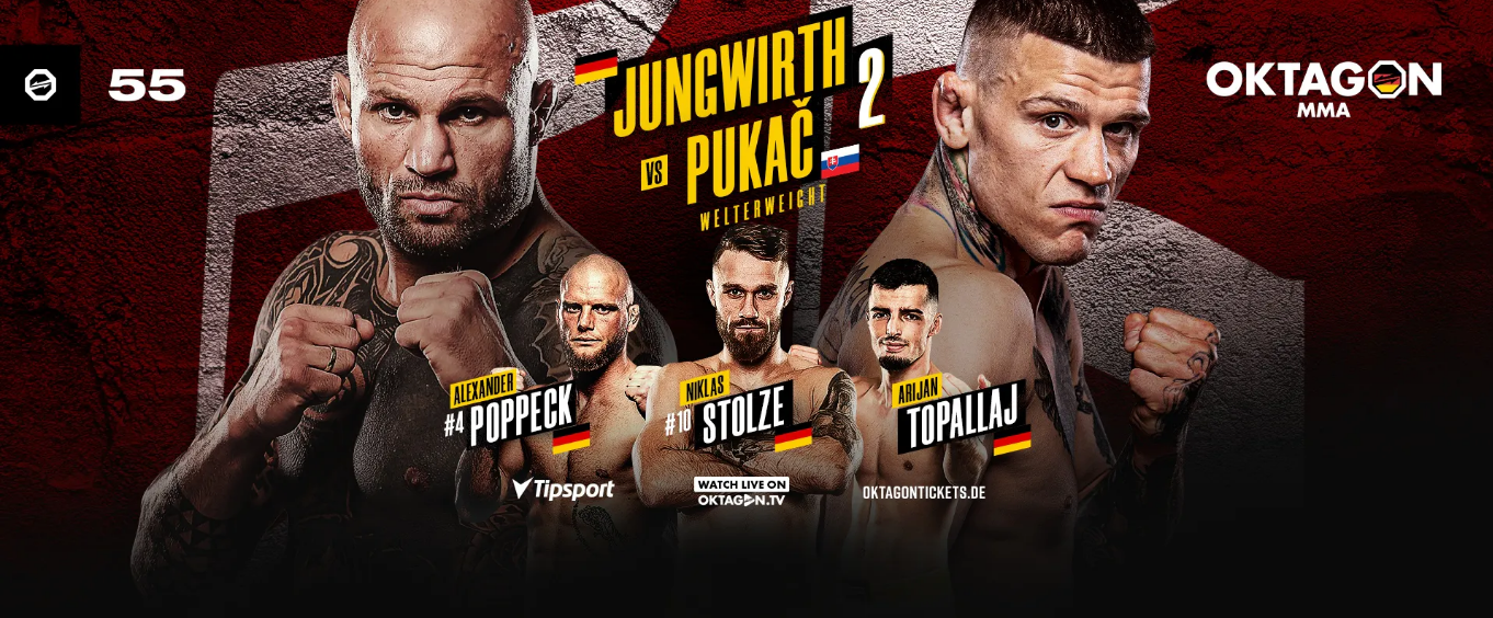 Oktagon 55: karta walk - sprawdź kto zawalczy na gali!