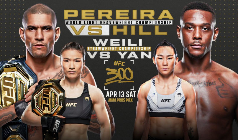 UFC 300 karta walk - kto zawalczy na jubileuszowej gali?