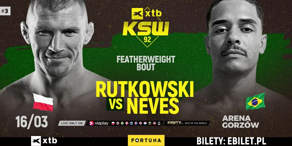 Kto wygrał Rutkowski vs Neves? Wynik i opis walki KSW 92