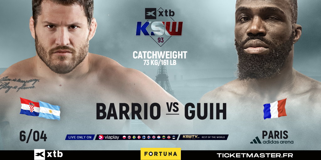 Kto wygrał Barrio vs Guih? Wynik i opis walki KSW 93