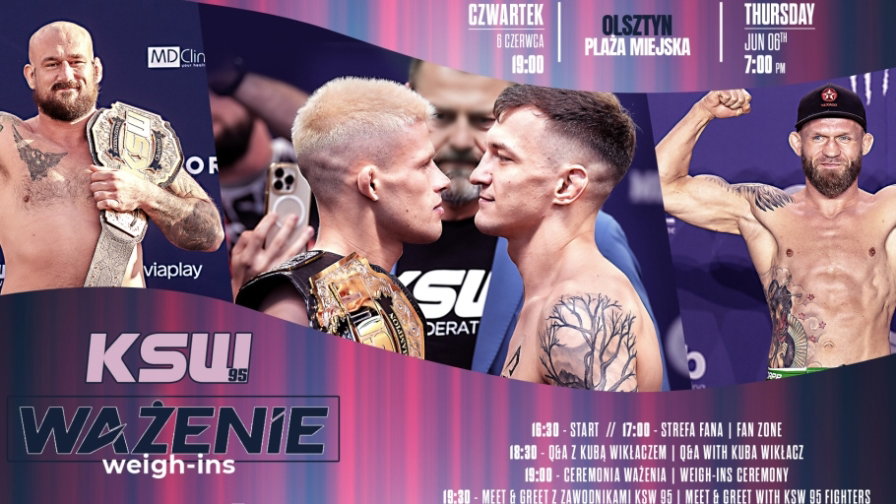 Ważenie KSW 95 NA ŻYWO