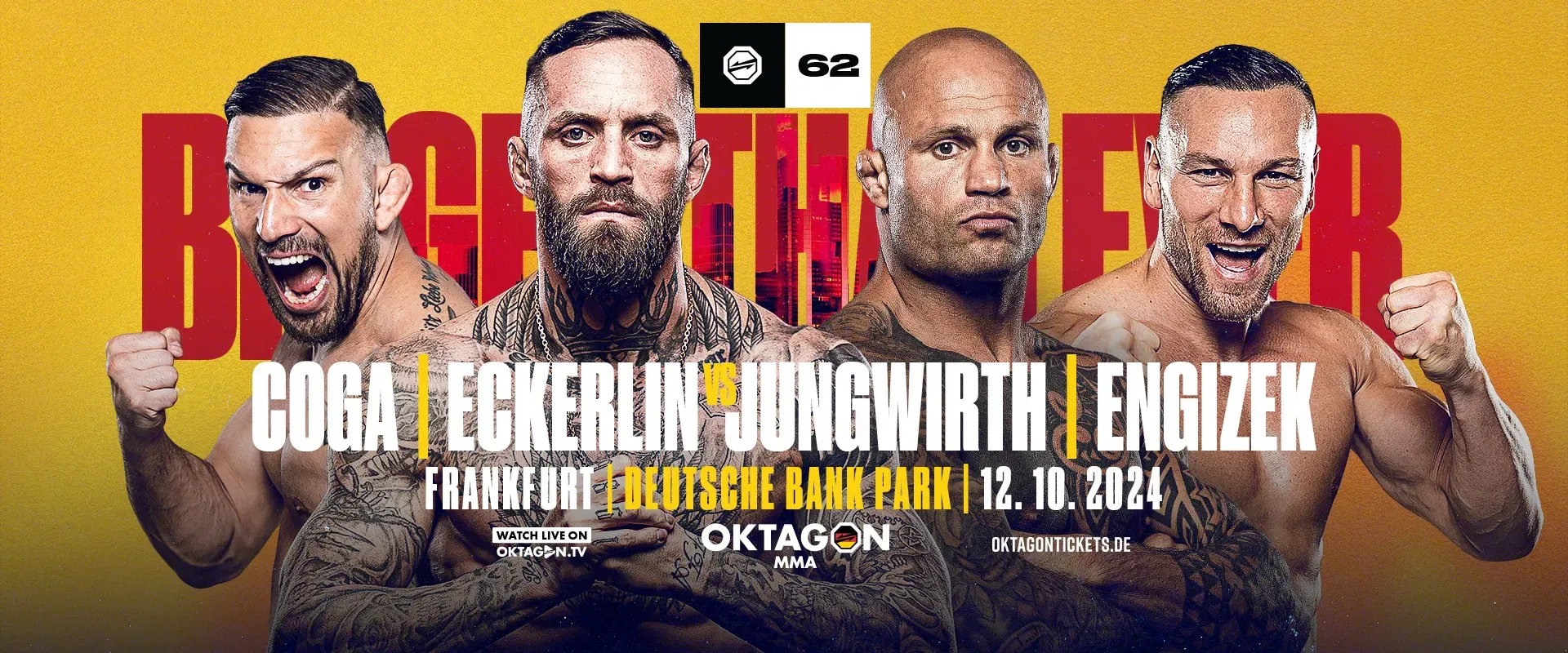 Oktagon 62: karta walk - sprawdź kto zawalczy!