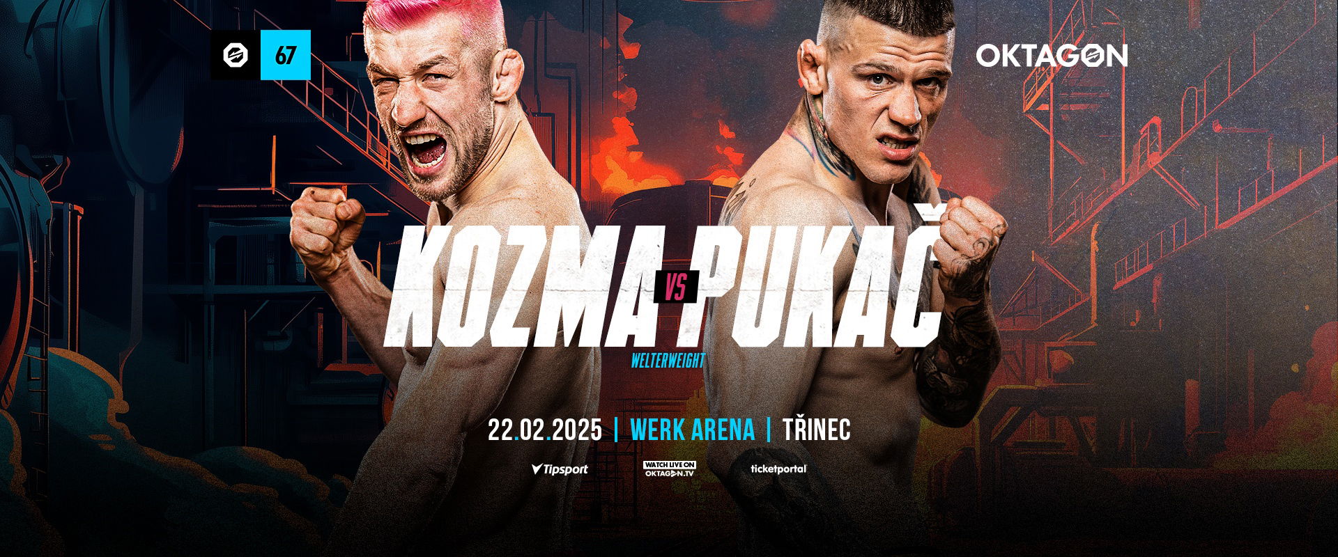 Oktagon 67: karta walk - sprawdź kto zawalczy!