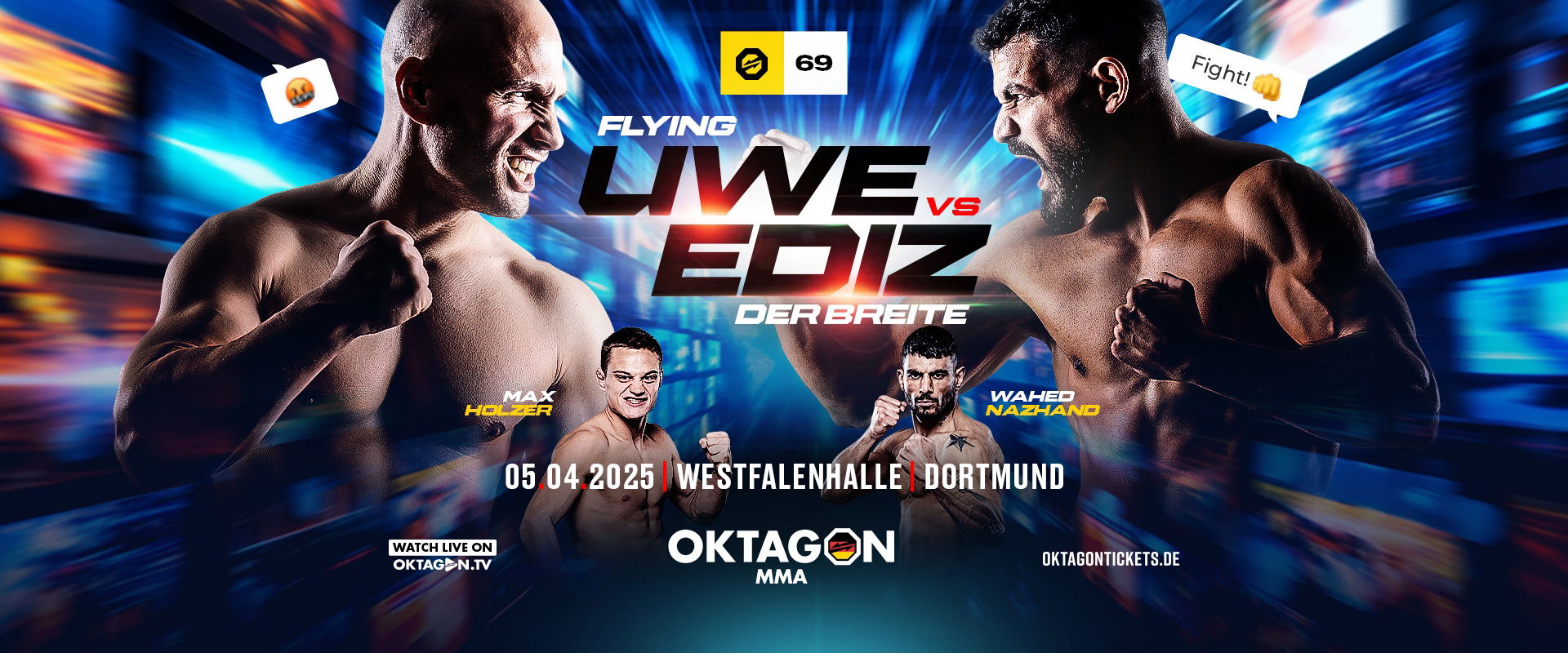 Oktagon 69: karta walk - sprawdź kto zawalczy!