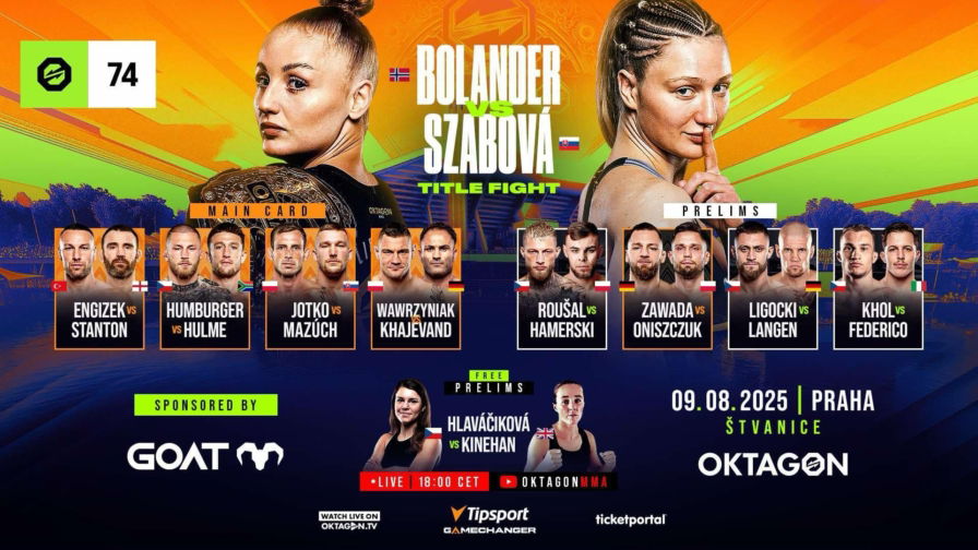 Oktagon 74: karta walk - sprawdź kto zawalczy!