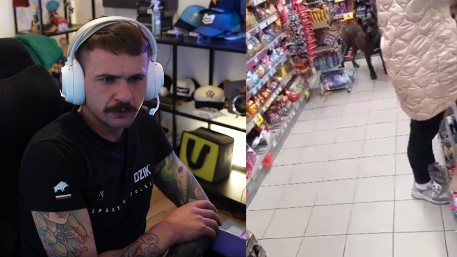 Tuszol wyzywa się z kobietą w sklepie! Padły niecenzuralne słowa [VIDEO]