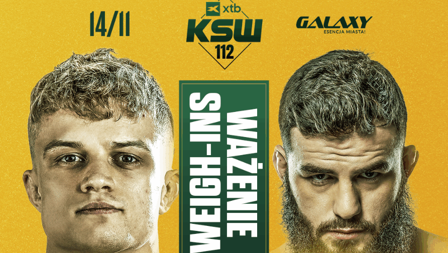 Ważenie KSW 112 NA ŻYWO
